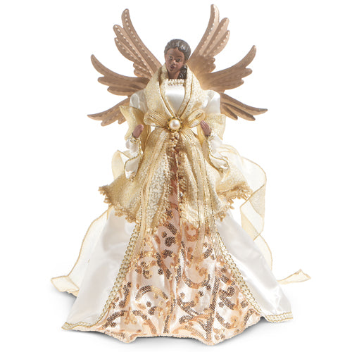 Dark Green Angel Tree Topper Christmas Tree Topper Retractable Top Hat