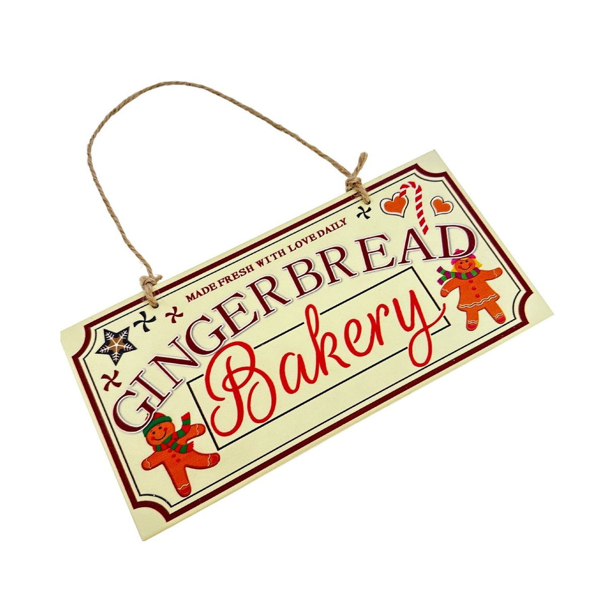 Gingerbread Bakery Sign – The Christmas Wonderland Store
